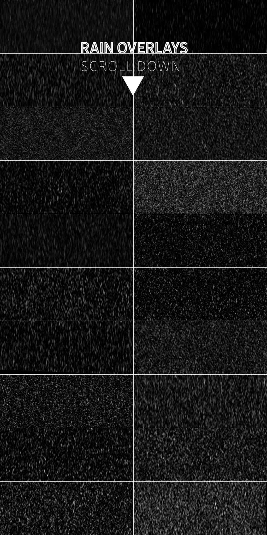Rain Effect TEXT & Overlays & Brush – MasterBundles