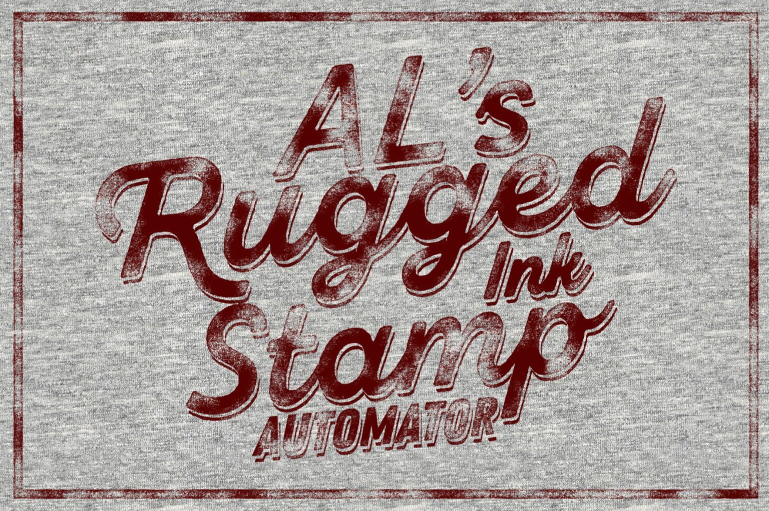 AL's Rugged Ink Stamp Automator – MasterBundles