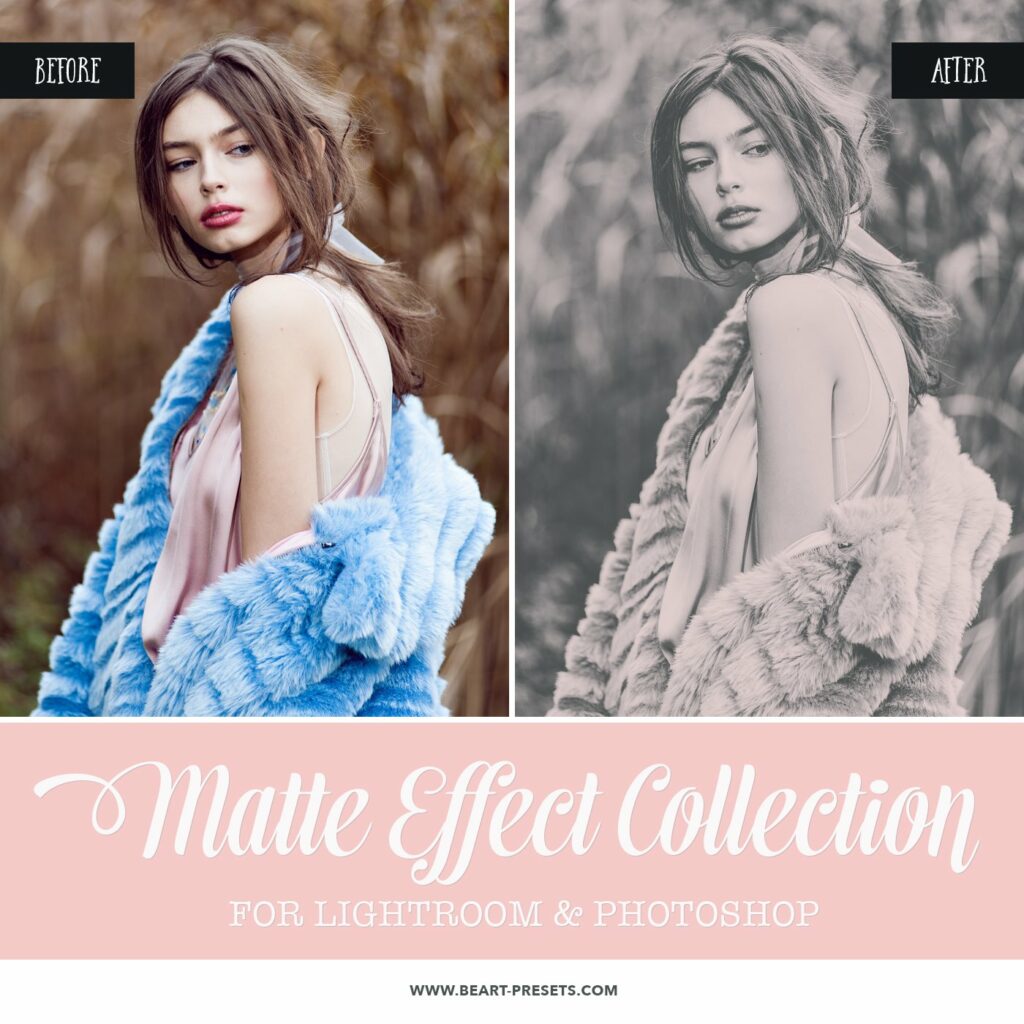 Matte Photoshop Actions & ACR preset – MasterBundles