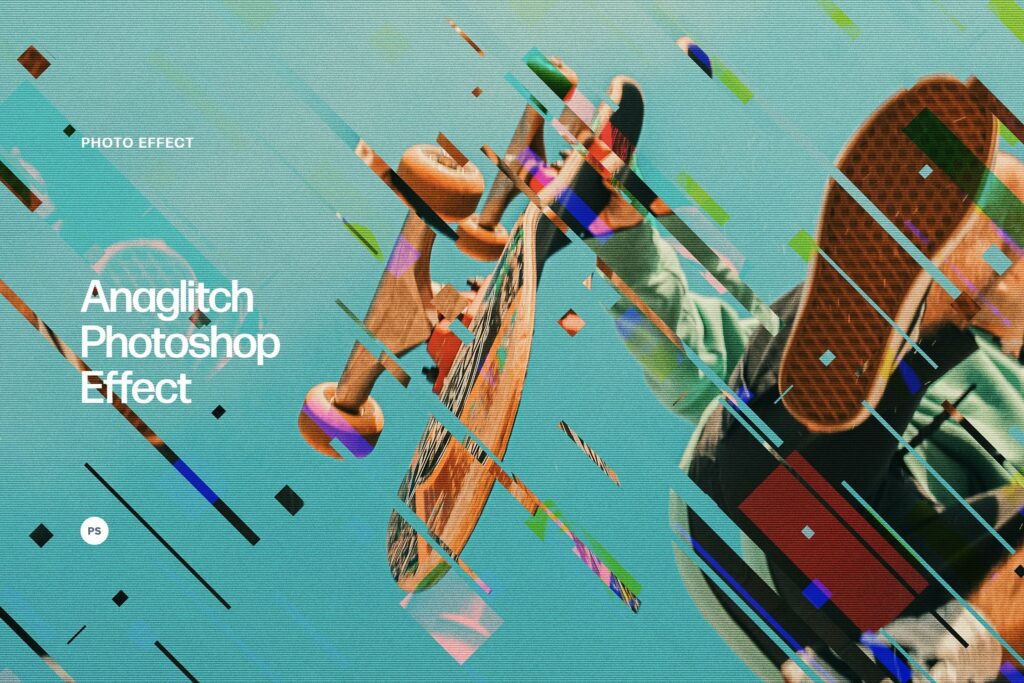 Anaglitch Photoshop Effect – MasterBundles