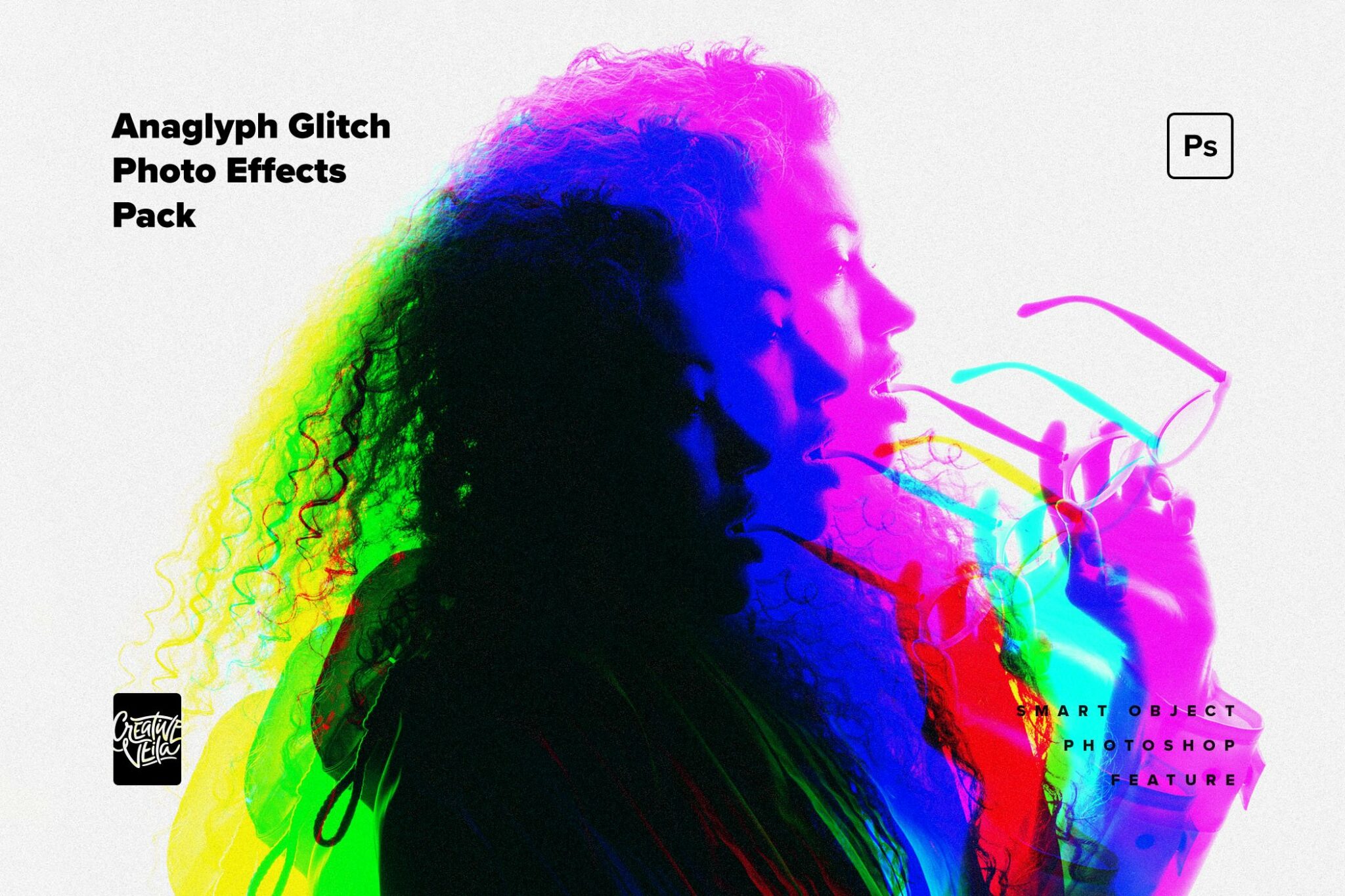 Anaglyph Glitch Photo Effects Pack – MasterBundles
