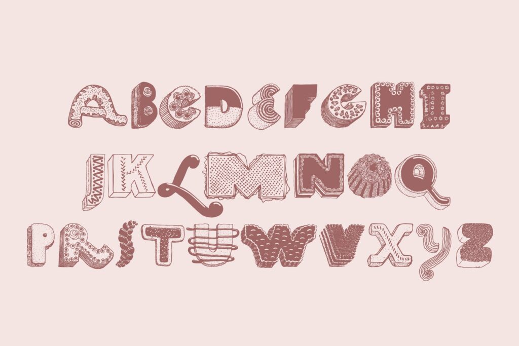 Sweets font – MasterBundles