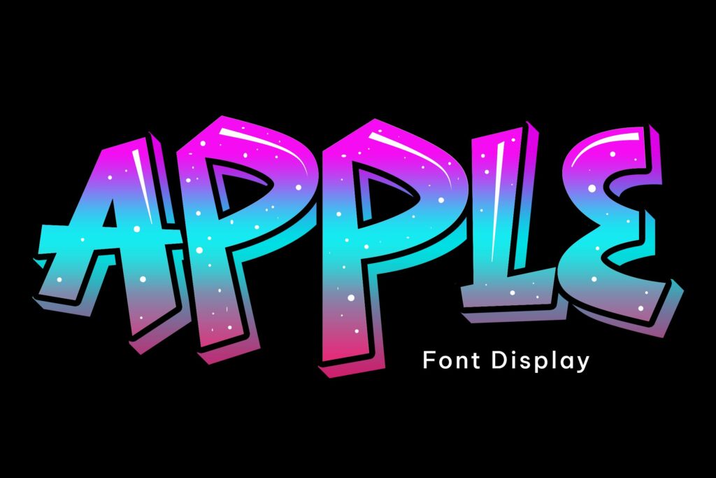 Apple ii - Display Font – MasterBundles