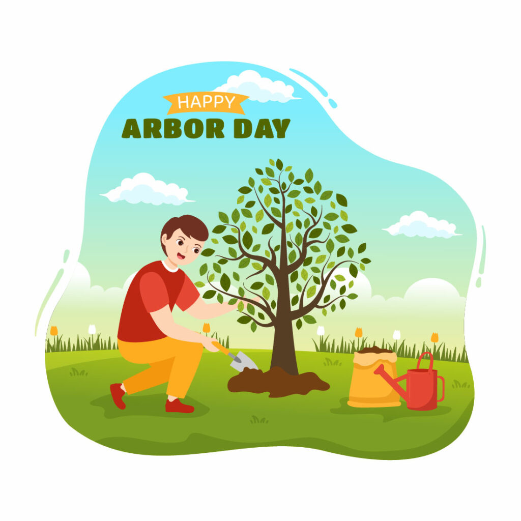 16 Happy Arbor Day Illustration - MasterBundles