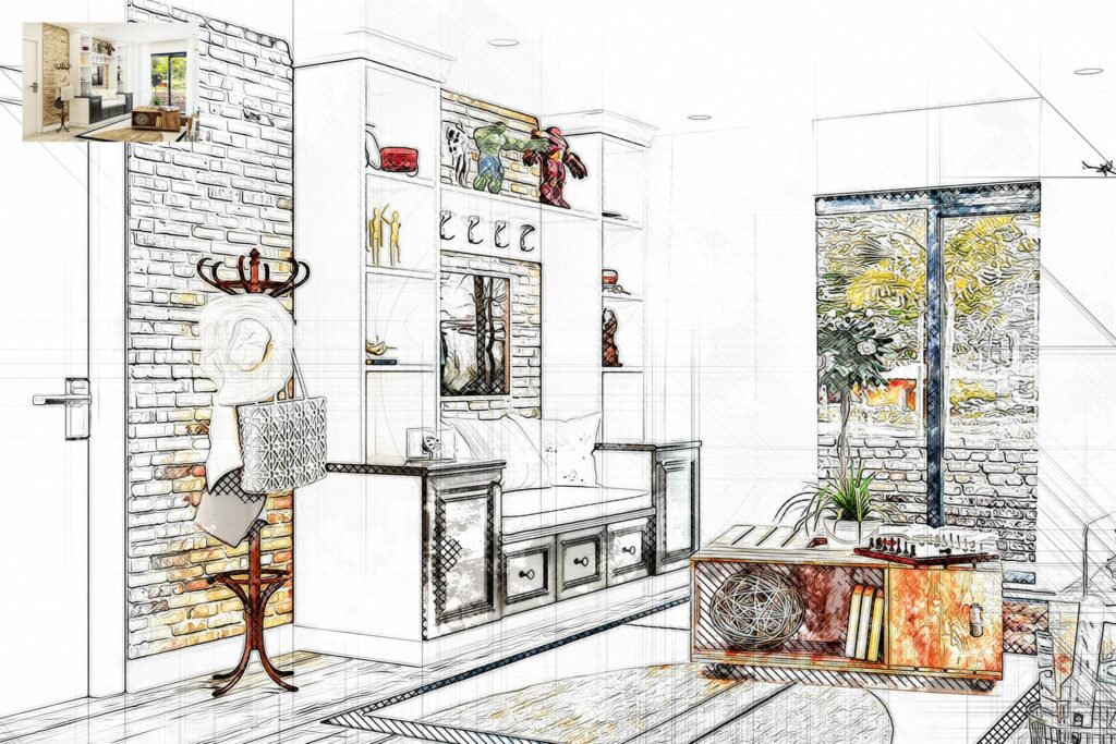 Architexign - Modern Sketch Art – MasterBundles