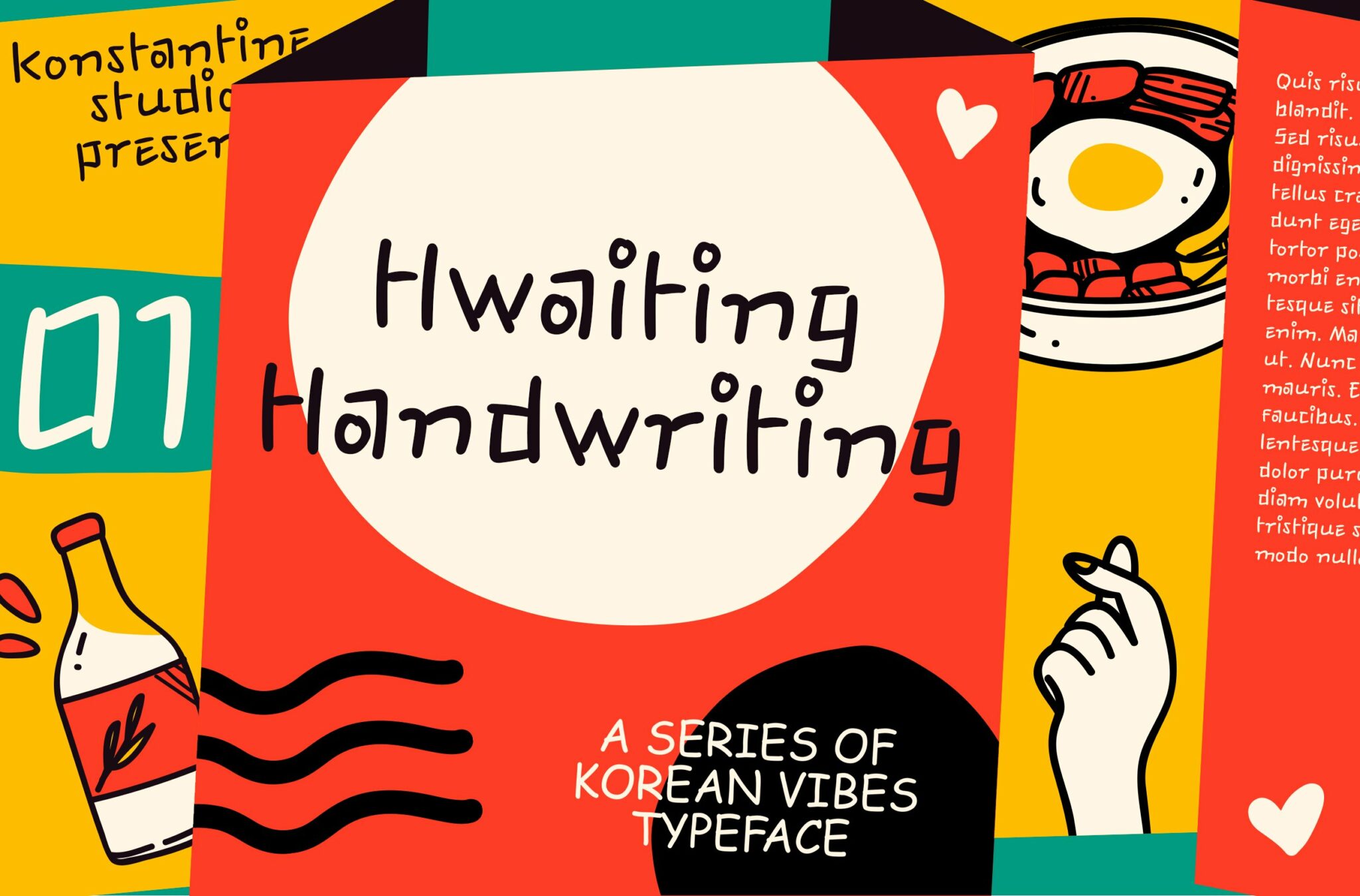 Hwaiting Handwriting - Korean Vibes – MasterBundles