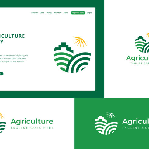 Agriculture | Wheat Farm | agro | Logo design template - MasterBundles
