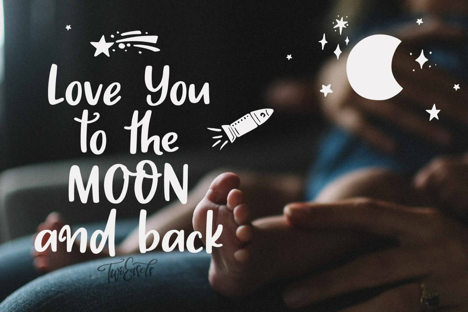 Midnight Moon Font and Symbols – MasterBundles