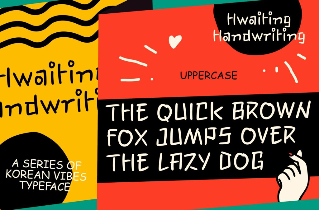 Hwaiting Handwriting - Korean Vibes – MasterBundles