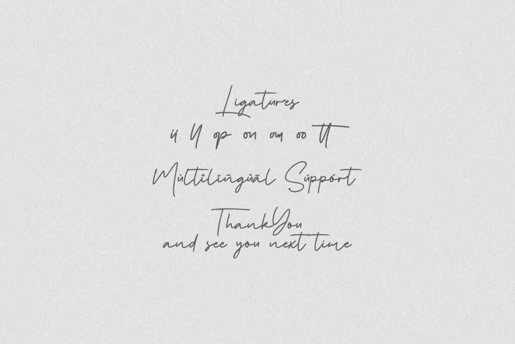 Tanya Hati - Signature Script Font – MasterBundles