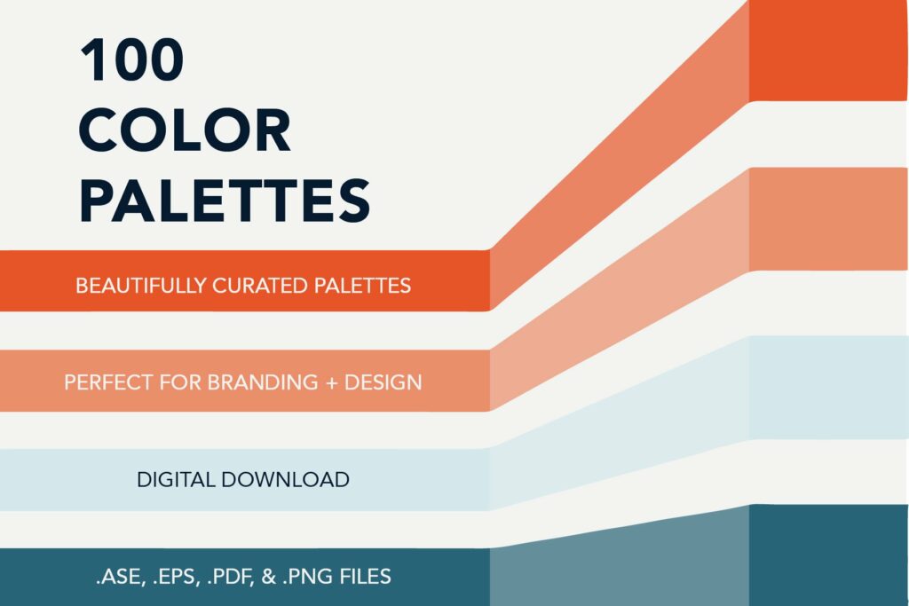 100 Color Palettes for Branding – MasterBundles