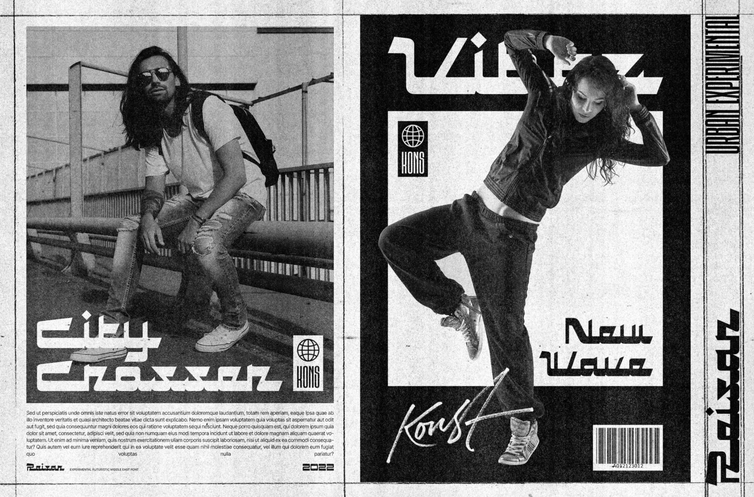 Reisar - Urban Experimental Fonts – MasterBundles