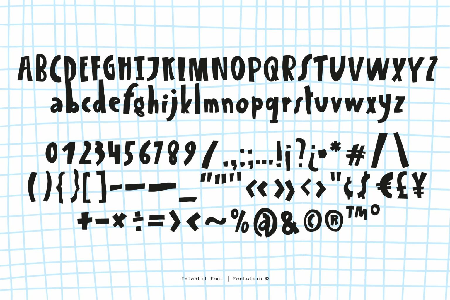 INFANTIL | Cute hand drawn font – MasterBundles