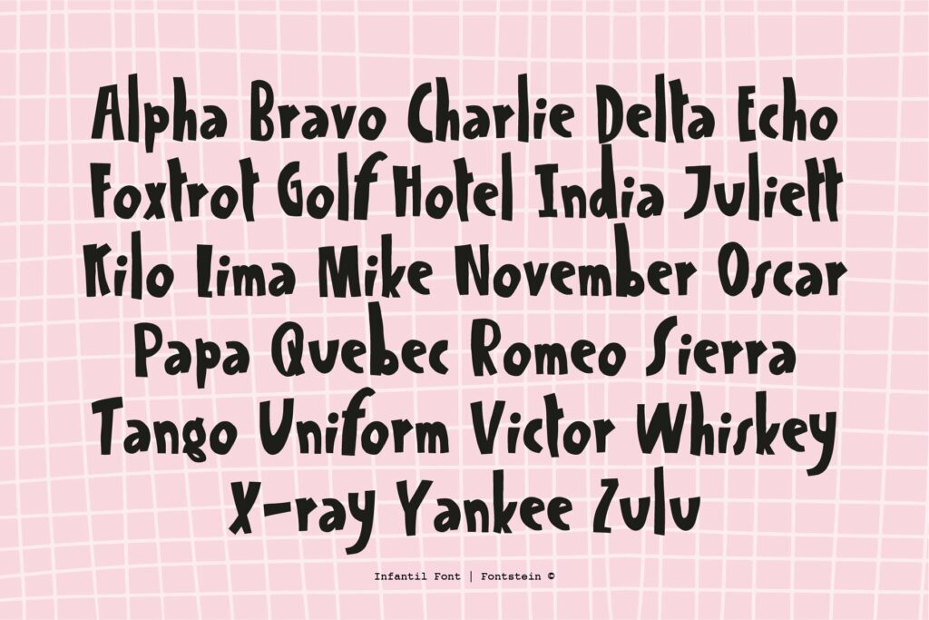 INFANTIL | Cute hand drawn font – MasterBundles