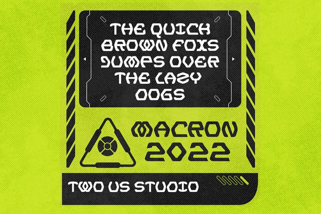 Macron - Display Typeface – MasterBundles
