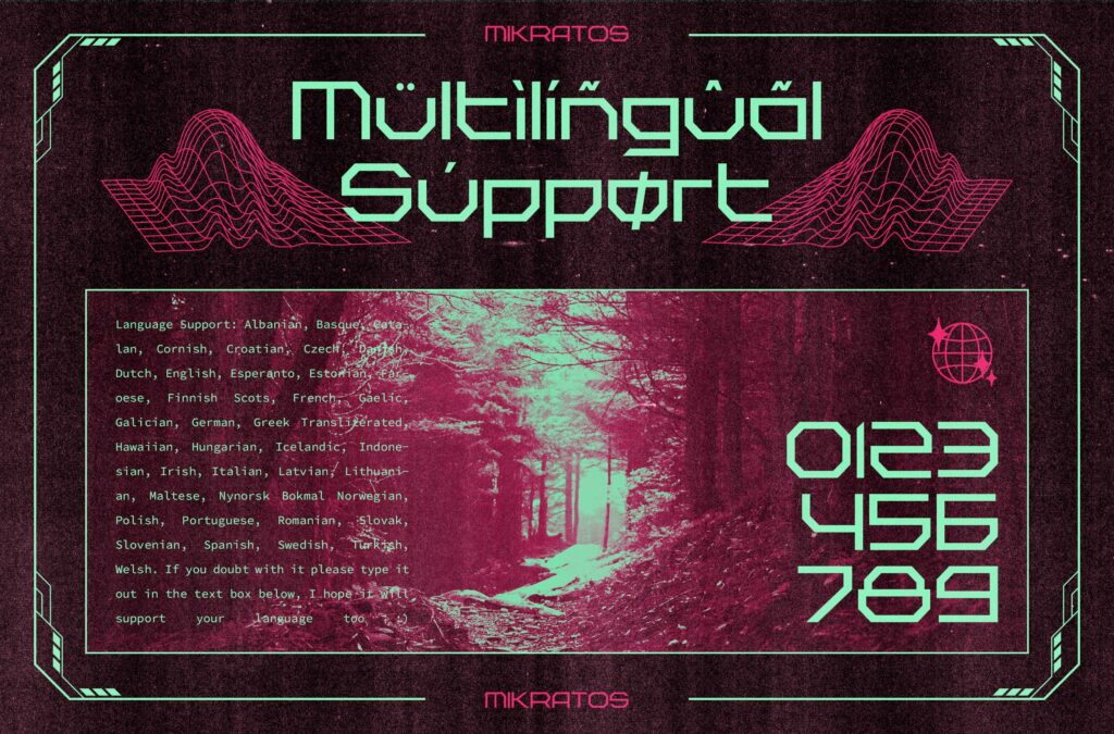 Mikratos - Futuristic Display Fonts – MasterBundles