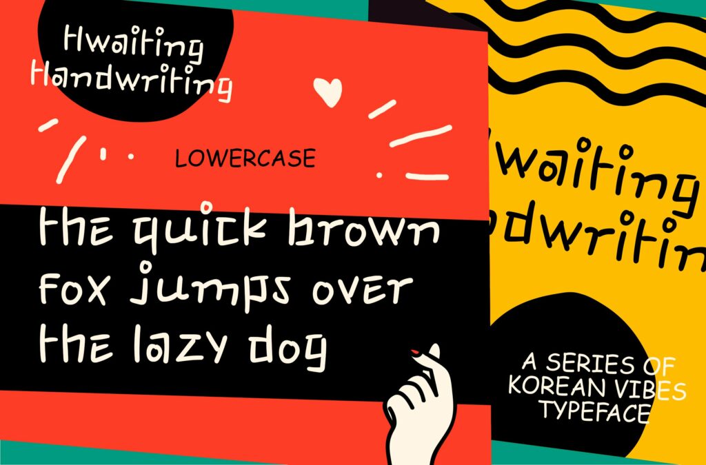 Hwaiting Handwriting - Korean Vibes – MasterBundles