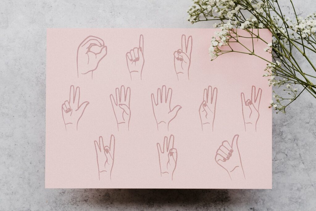 ASL Font American Sign Language Type – MasterBundles