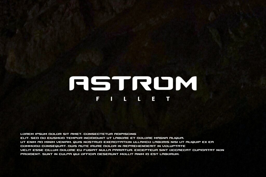 Astom Fillet - Modern Font – MasterBundles