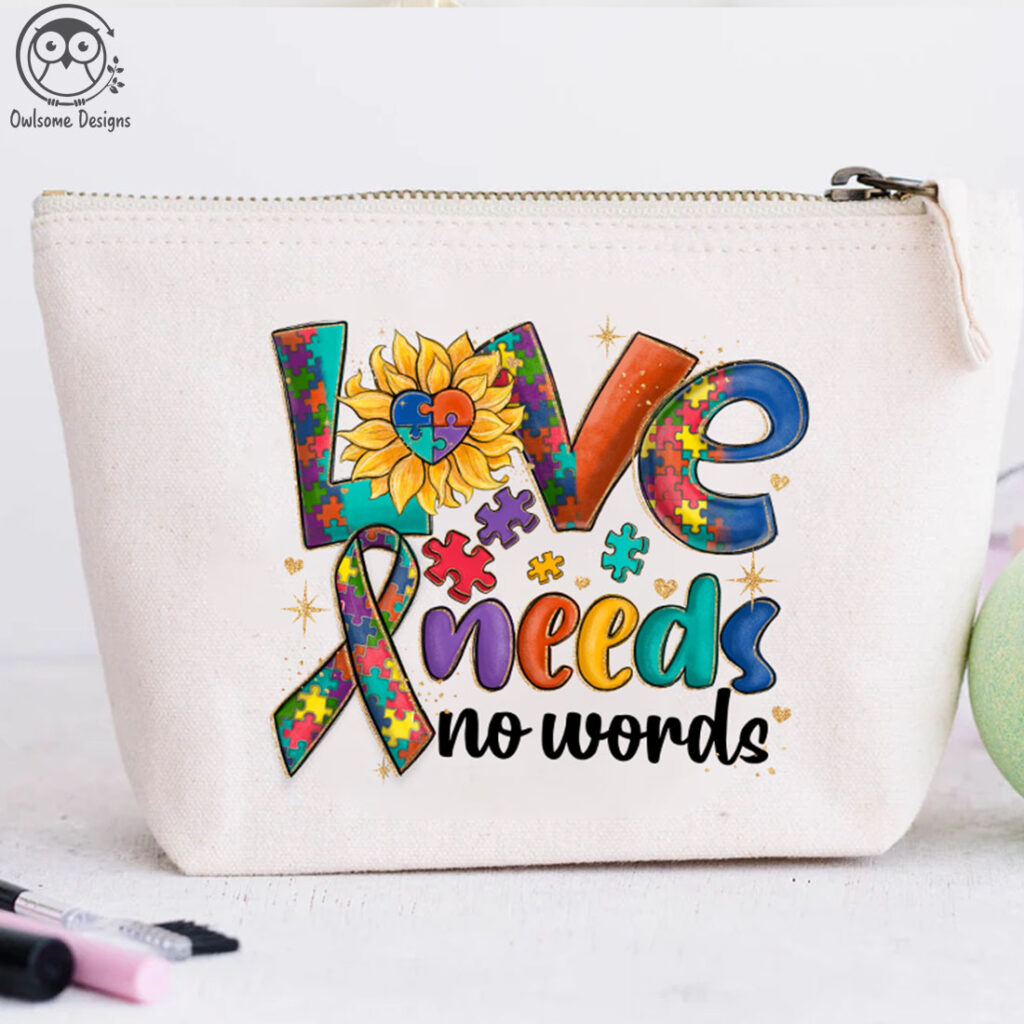Autism Love Needs No Words PNG - MasterBundles Autism Love Needs No Words PNG - MasterBundles