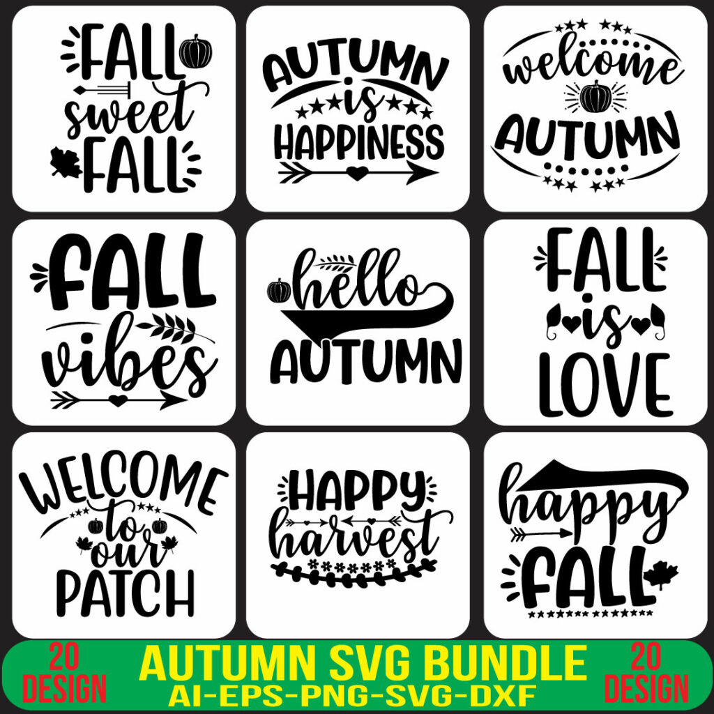 Fall SVG Bundle - MasterBundles