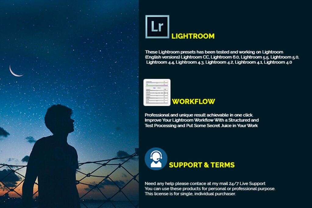 Nightscape Lightroom Presets – MasterBundles