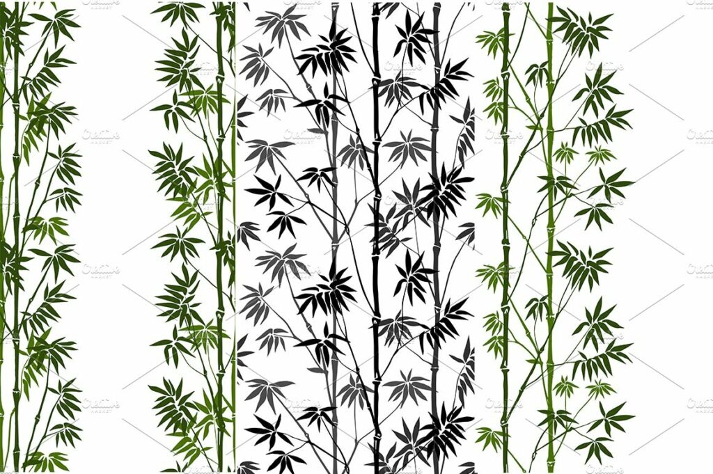 Bamboo Seamless Patterns – MasterBundles