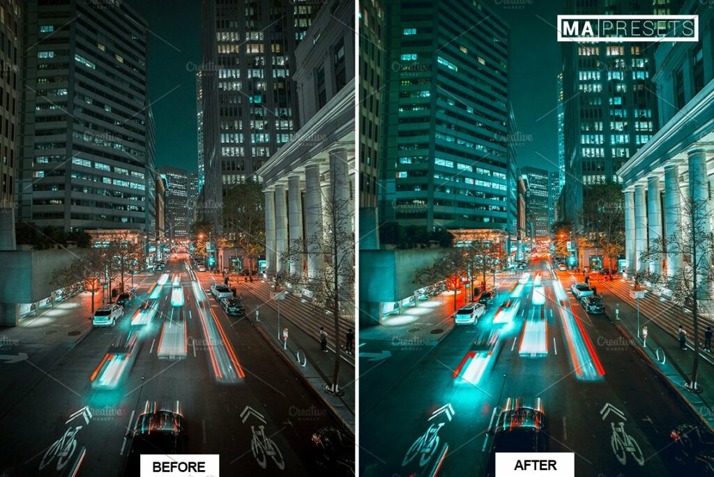 10 Neon Night Lightroom Presets – MasterBundles