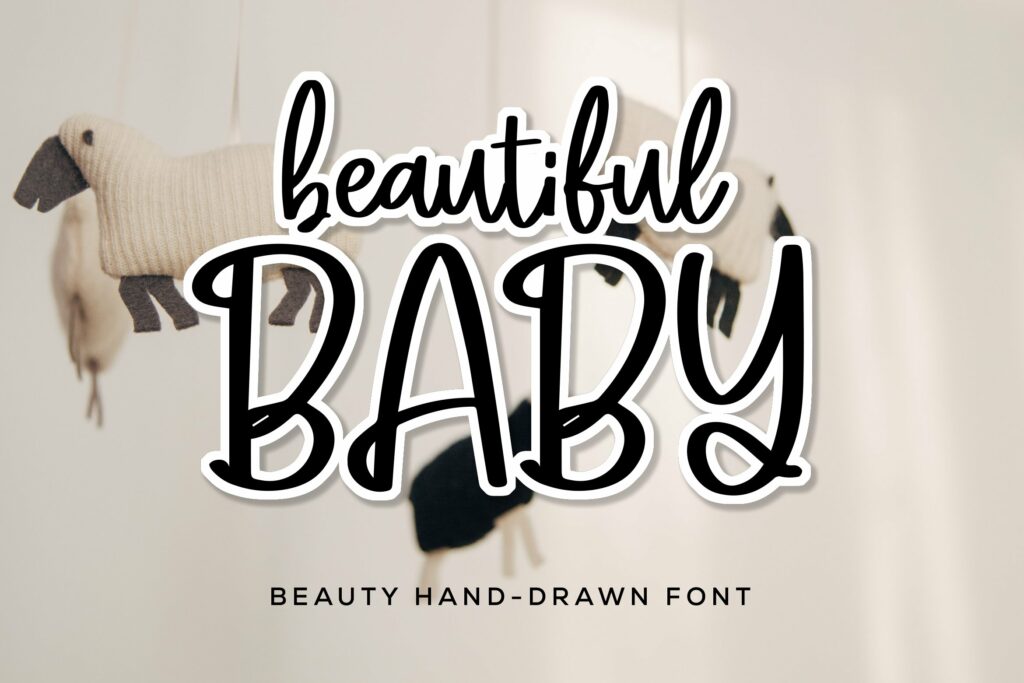 Beautiful Baby-Beauty Handdrawn Font – MasterBundles