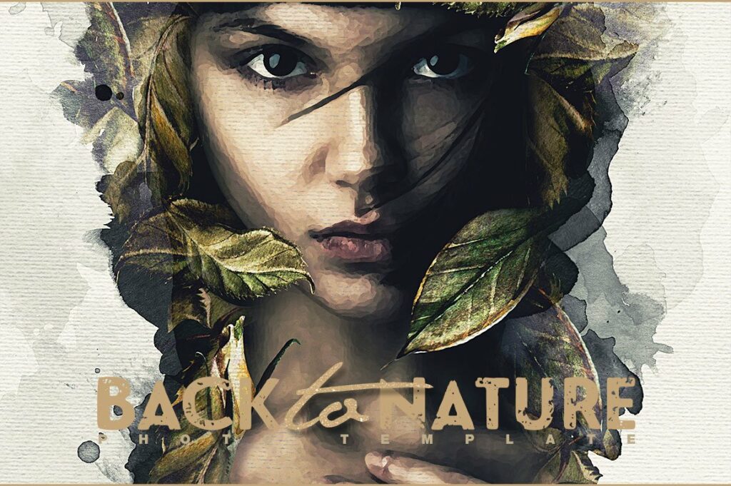 Back To Nature Photo Template – MasterBundles