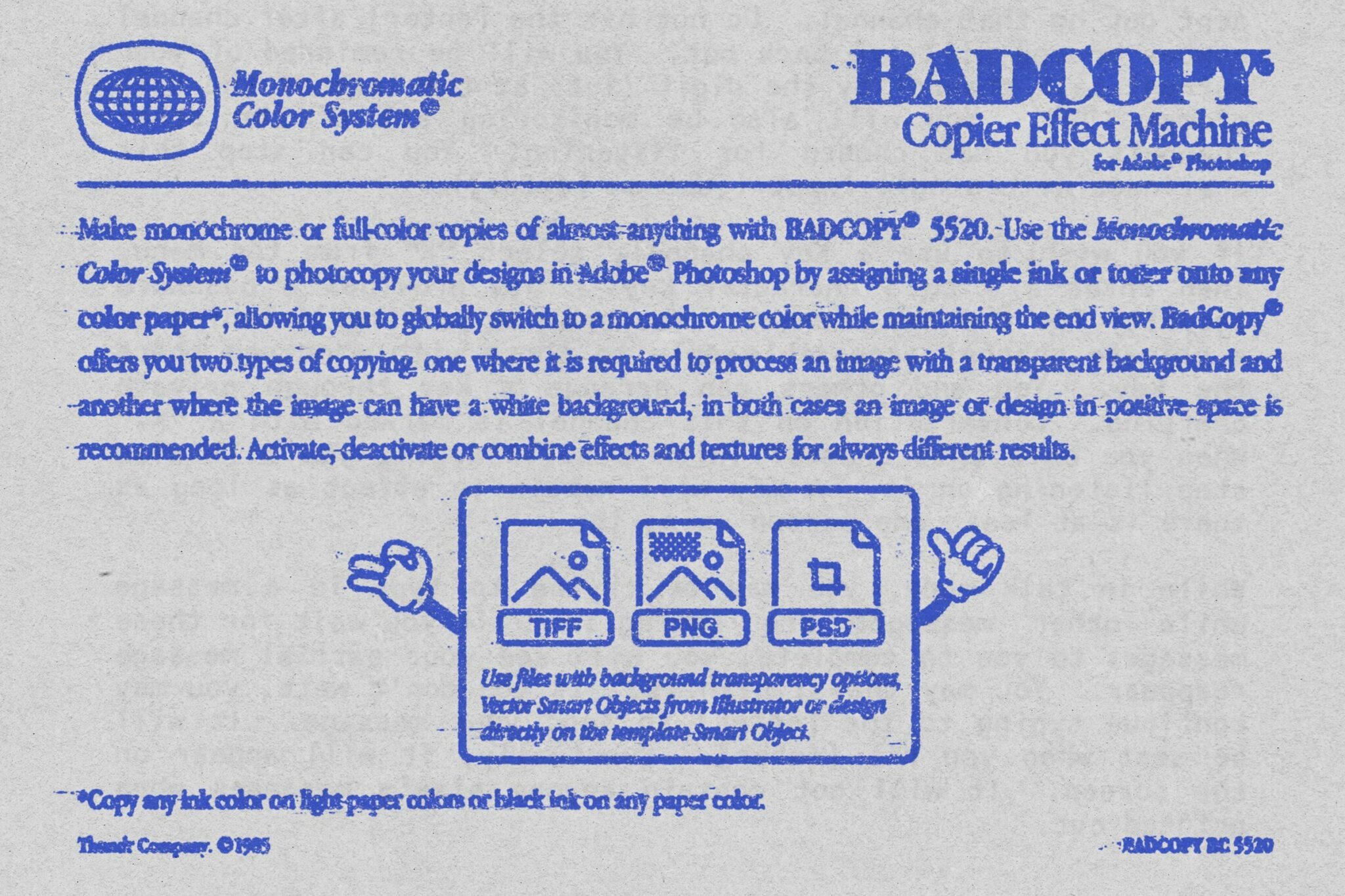 Bad Copy Copier Effect Machine for PS – MasterBundles