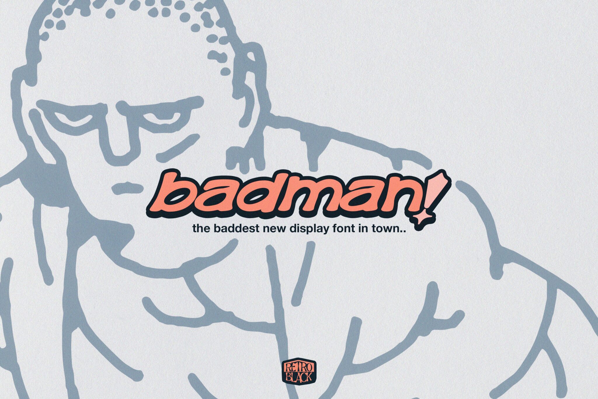 BADMAN - THE BADDEST FONT IN TOWN – MasterBundles
