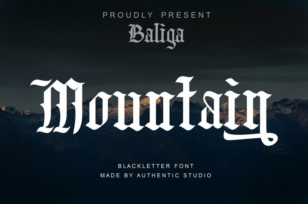 Baliga Blackletter – MasterBundles