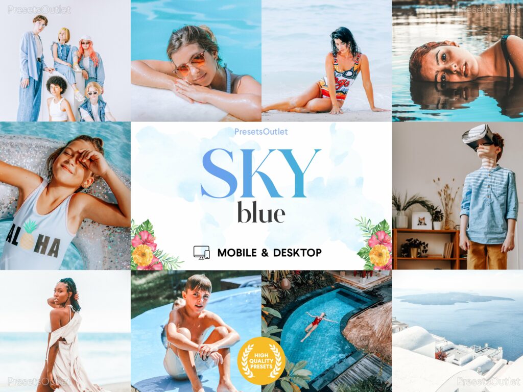 6 Sky Blue Lightroom Presets – MasterBundles