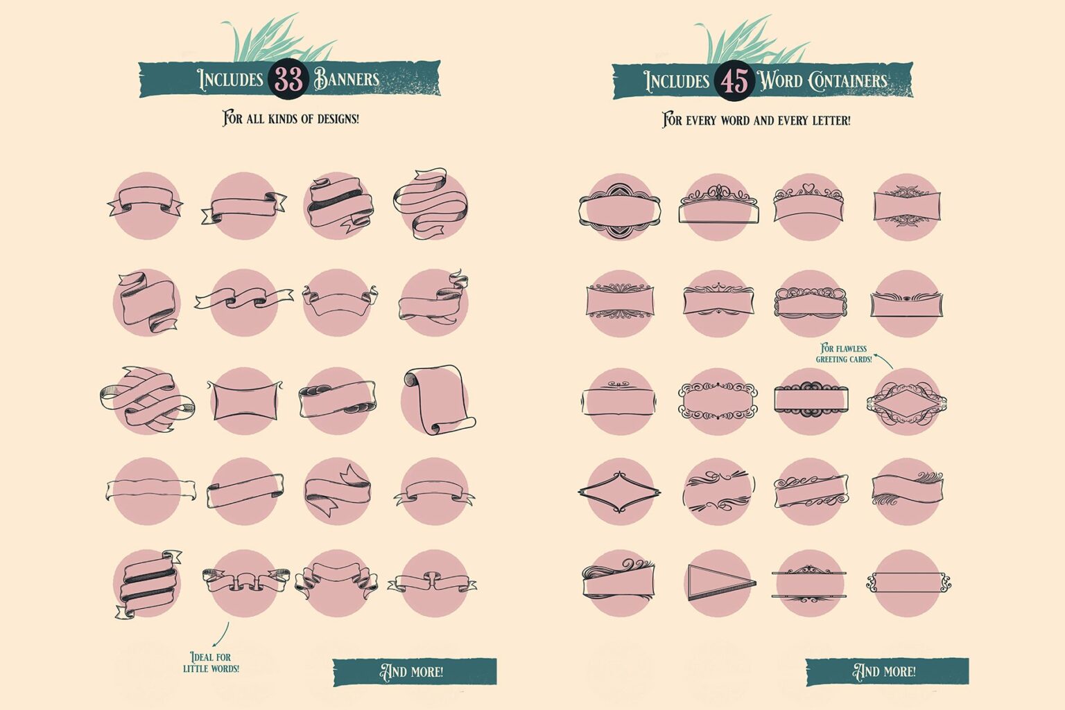 Procreate Banners & Containers – MasterBundles