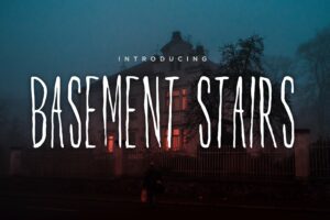 Basement Stairs Font – MasterBundles