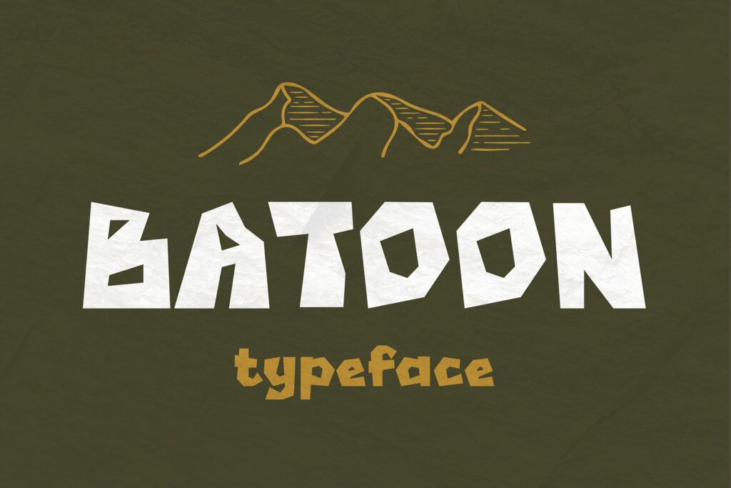 Batoon - Rugged Typeface – MasterBundles