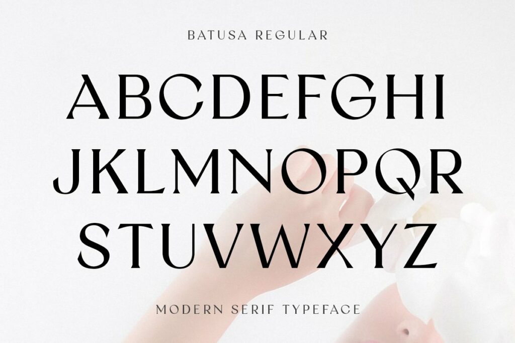 Batusa Modern Serif Fonts – MasterBundles