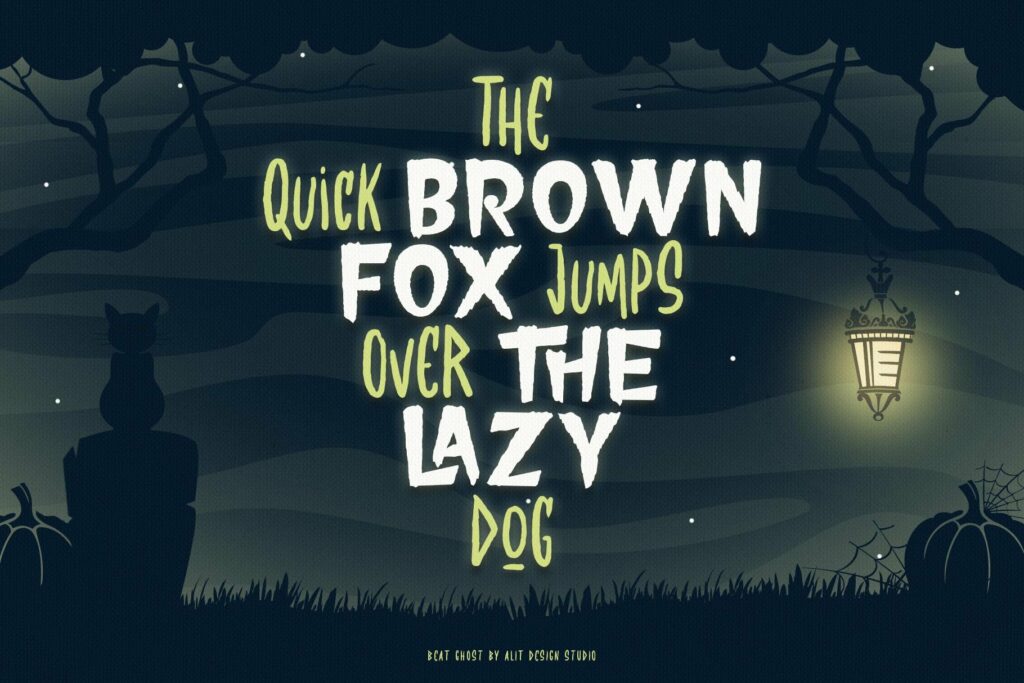 Beat Ghost Typeface – MasterBundles