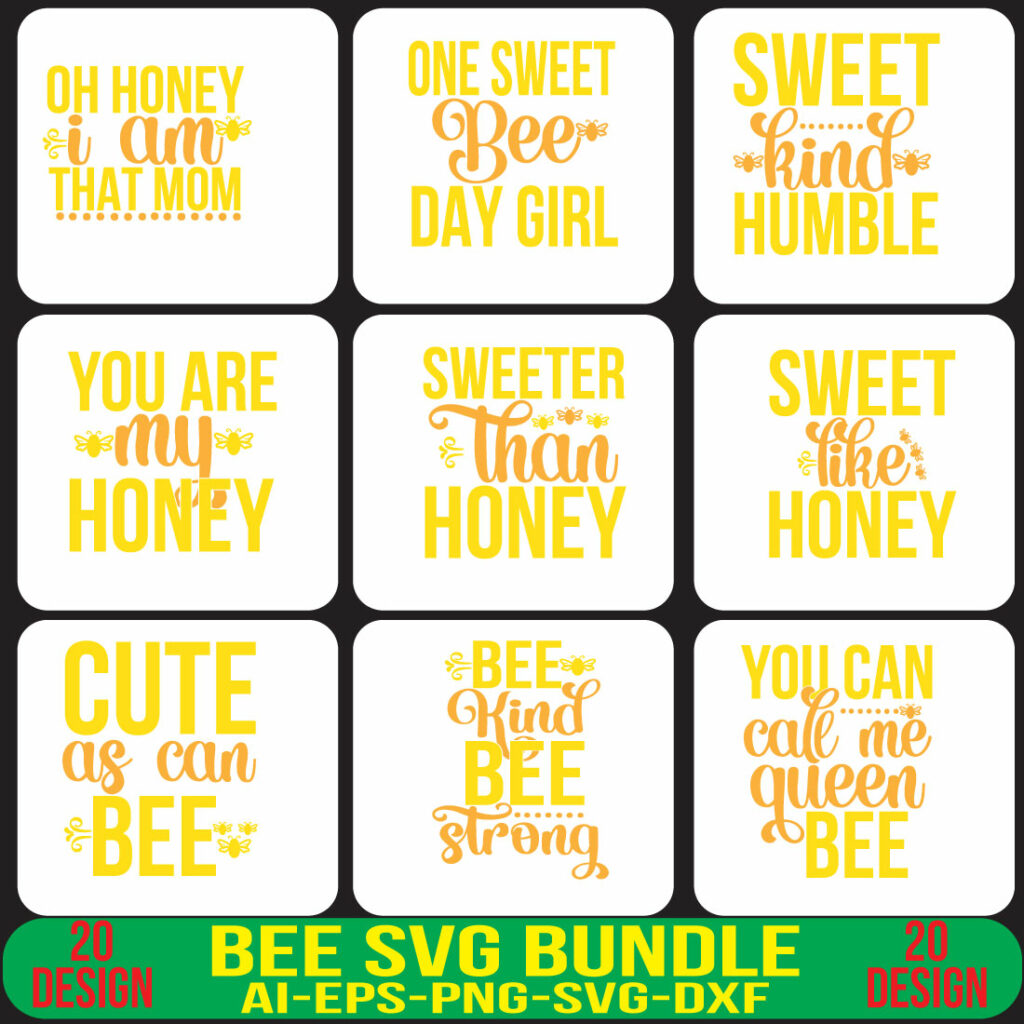Bee SVG Bundle - MasterBundles