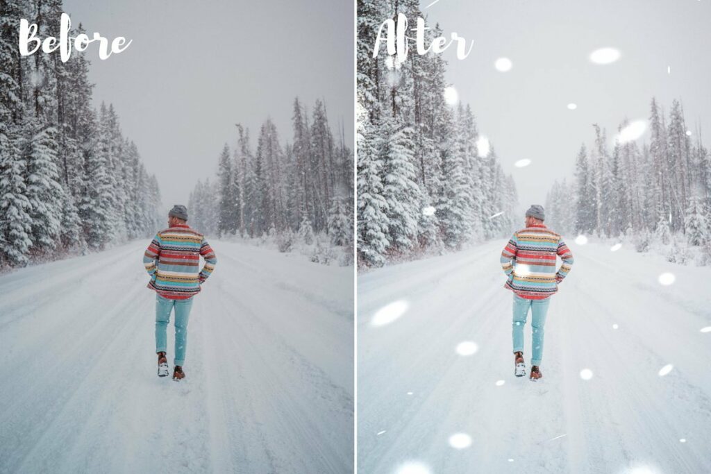 Snow Overlay For Lightroom – MasterBundles