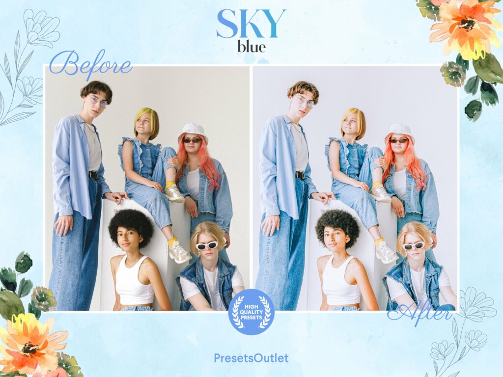 6 Sky Blue Lightroom Presets – MasterBundles