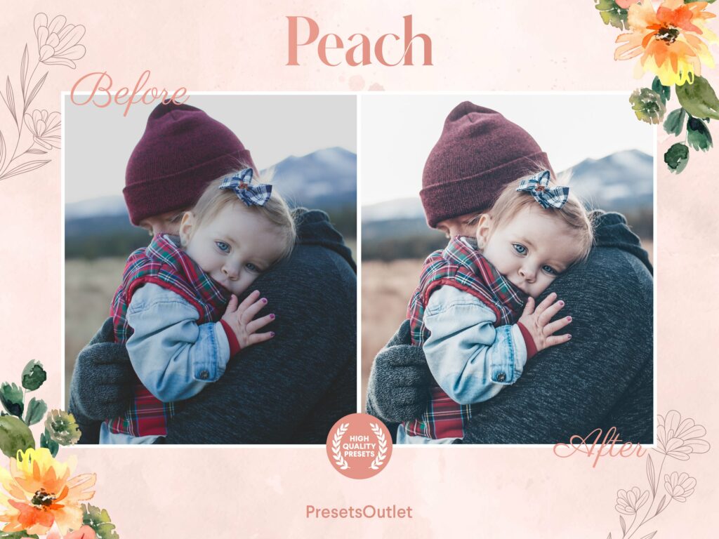 12 Peach Tones Lightroom Presets – MasterBundles