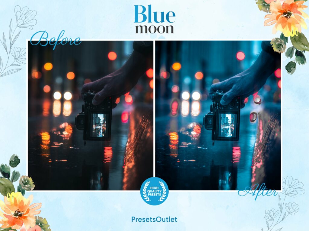 6 Blue Moon Lightroom Presets – MasterBundles