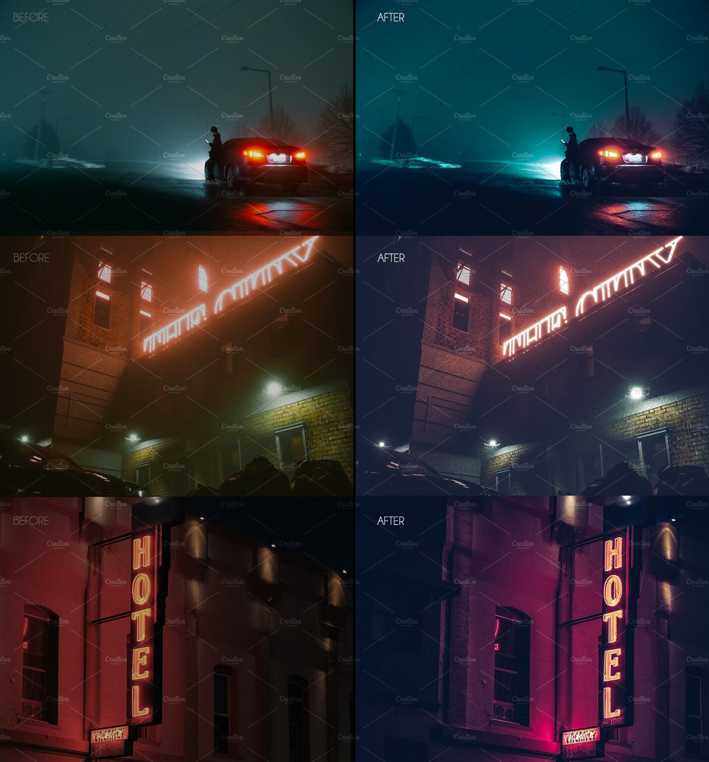 Cinematic Night Lightroom Presets – MasterBundles