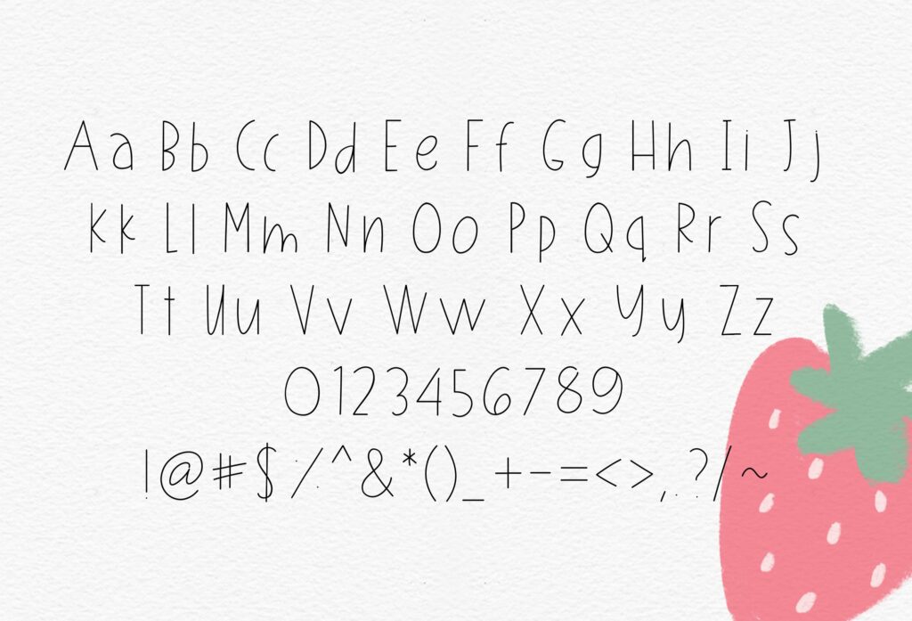 Berry Harvest Font & Extras – MasterBundles