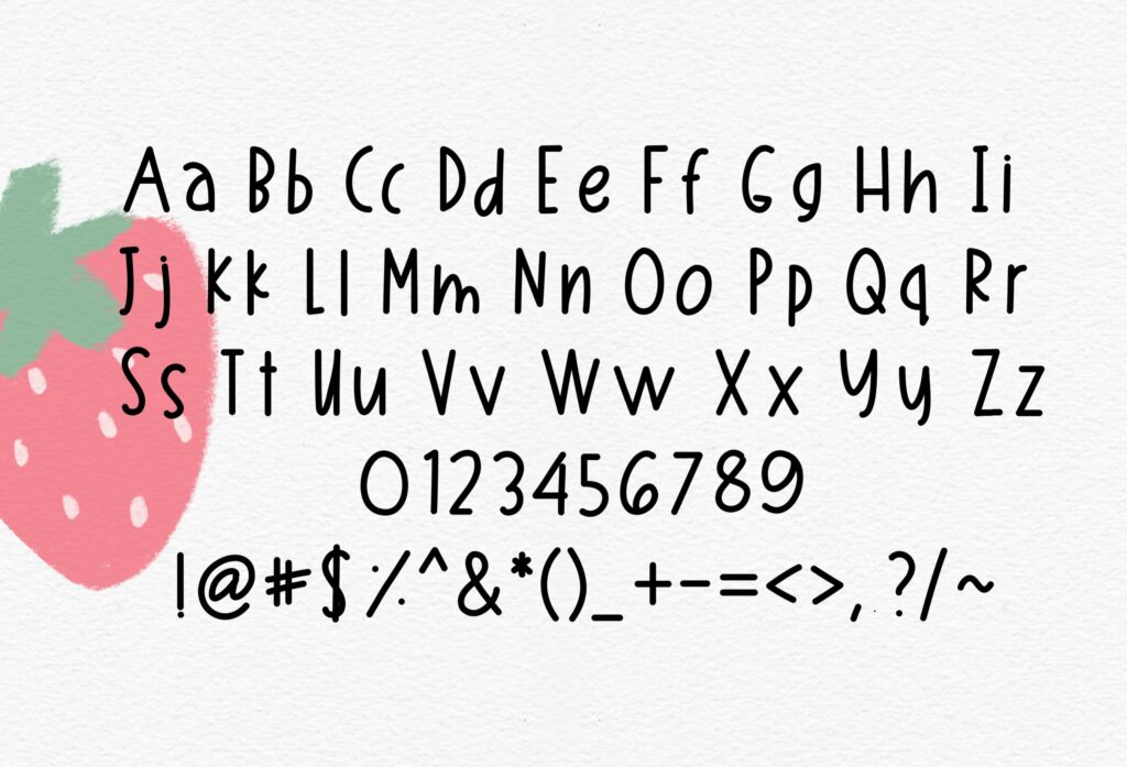 Berry Harvest Font & Extras – MasterBundles