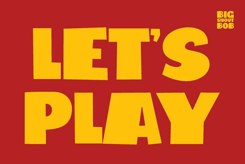Big Shout Bob - Block Font – MasterBundles