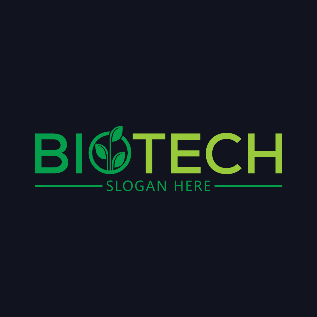 Biotechnology logo design, Vector design template - MasterBundles