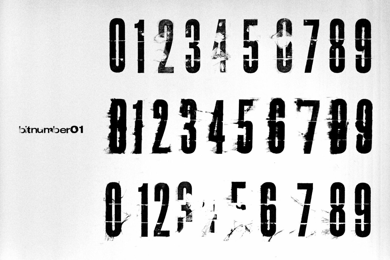 Bitnumber - OpenType SVG Font – MasterBundles